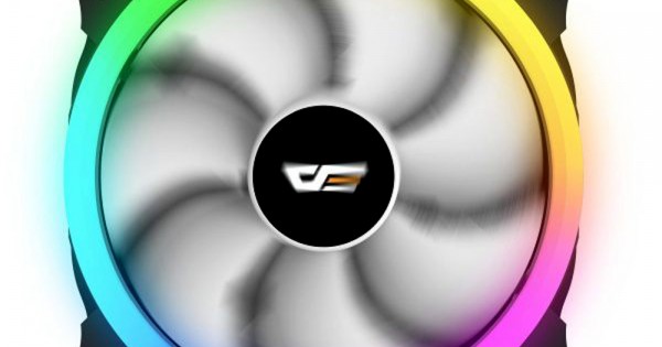 DARKFLASH CS140 RGB LIGHT SINGLE CIRCLE 140MM COOLING FAN 1 PACK - NUMBER ONE - AMMAN JORDAN